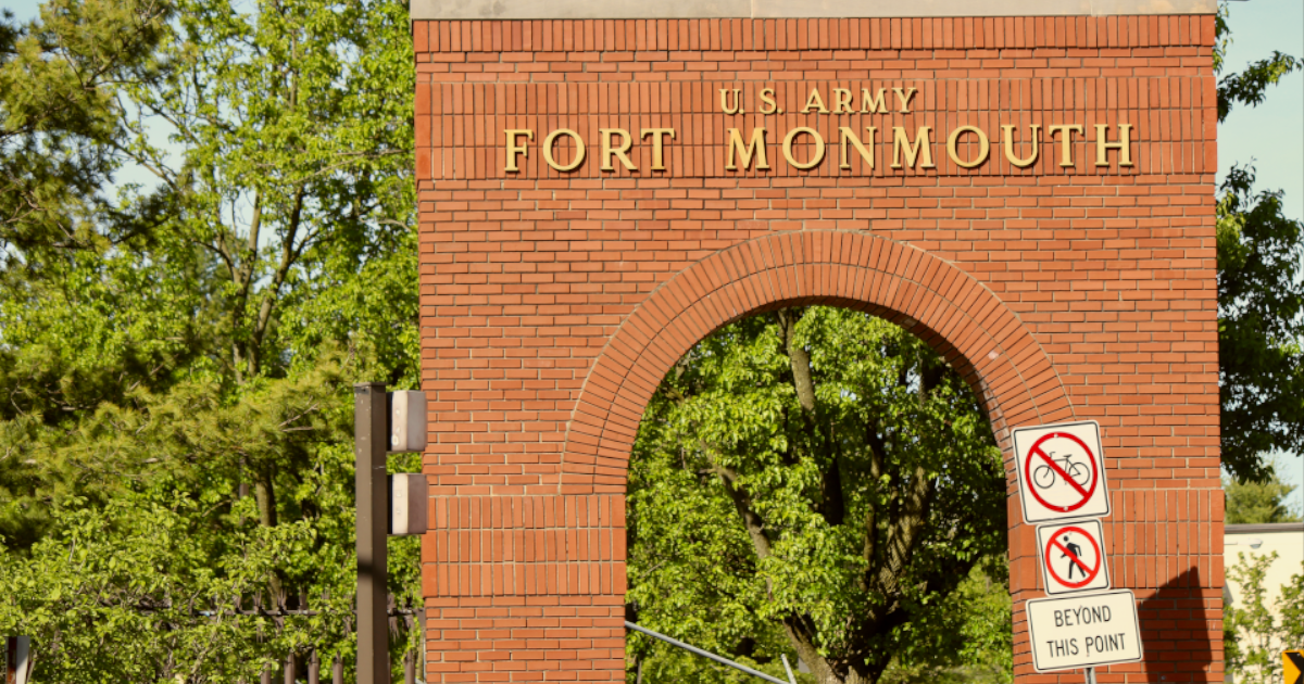 Are you allowed to walk or bike in Fort Monmouth?